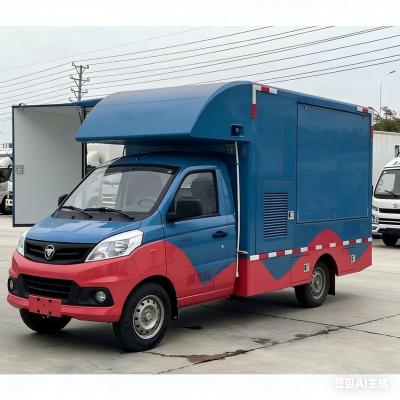 China Foton 4*2 Mobile Street Fast Food Truck Diesel Fuel Left Hand Drive / Right Hand Drive for sale