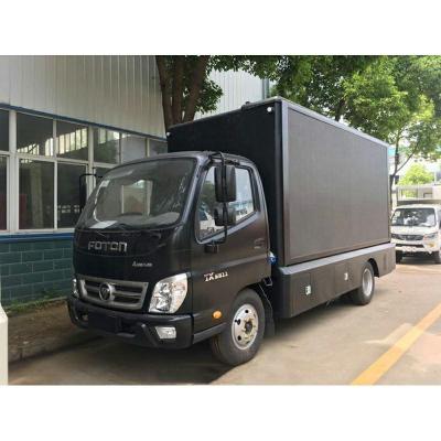 China 6 Wheels Outdoor Mobile LED Screen Truck , Advertising Light Box Truck for sale