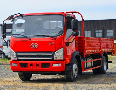China Light Duty 4X2 Cargo Van Box Truck Transport Lorry Truck 3-5t Load for sale