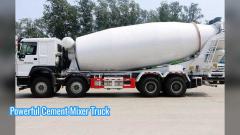 Siontruk HOWO 8x4 Cement Mixer Truck Power