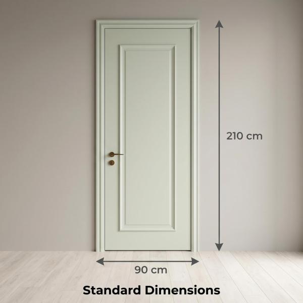 Quality Three-Tone 5 Panel Solid Interior Door Versatile Matte Finish Low-Maintenance Modern Traditional Homes for sale