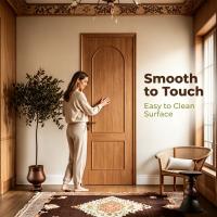 Quality Minimalist Natural Oak Custom Solid Wood Shaker Interior Door Supports for sale