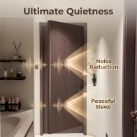 Quality Seamless Sound Woodgrain Interior Doors Interior Doors Wood Grain Vertical Grain for sale