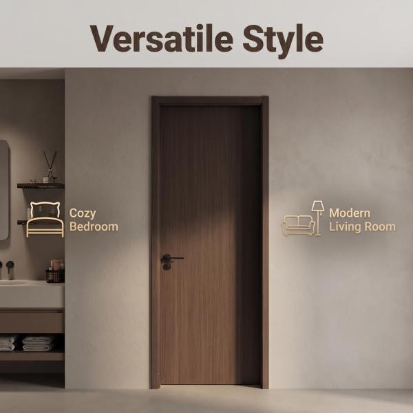 Quality Noise-Reducing Custom Solid Core Doors Flat Panel Solid Core Door Moisture for sale