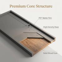 China Minimalist Solid Core Flush Door Solid Core Interior Doors With Frame Grain Matte Scratch-Resistant Bedroom for sale