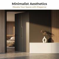 Quality Luxury Dark Grain Commercial Solid Core Wood Door Composite Solid Door Gold for sale