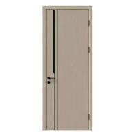 China Waterproof Customizable Push Pull Solid Wood Interior Door for Bedroom and Bathroom Projects for sale