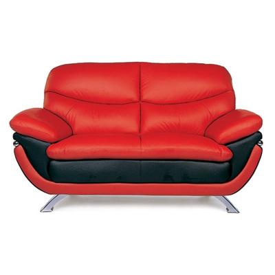 China Red with black PU Sofas,Sofa Set,Fabric Sofas,Recliner Sofa,living room sofas 3+2+1 for sale