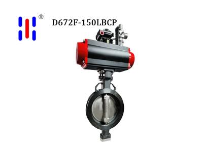China 150LB High Performance Flanged Butterfly Valves Carbon Steel SS Pneumatic for sale