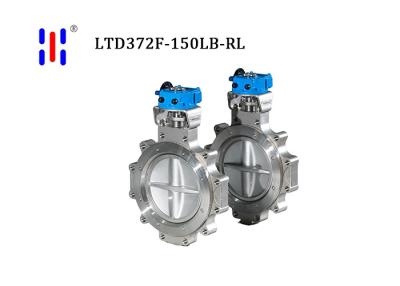 China Double Eccentric Soft Seal Butterfly Valves For Fine Chemical Solvent Piping 316L for sale