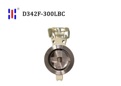 China 300LB Wafer Type WCB Soft Seaing Double Offset Butterfly Valve for sale