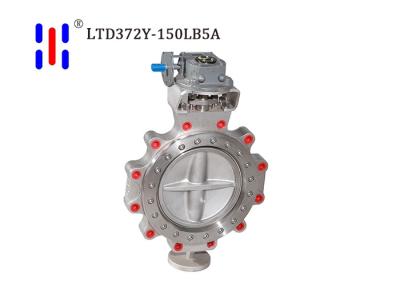 China 5A Duplex Double Eccentric Butterfly Valves Forged Lug For Subsea Pipelines for sale