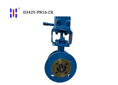 China Flanged Double Eccentric Butterfly Valve WCB 316 Body Hard Sealed For Industry for sale