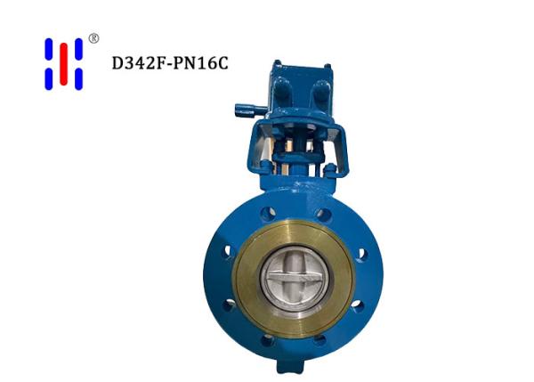 Quality EPDM Double Eccentric Valves Soft Seal Butterfly Valve Flange Type For Water Supply for sale