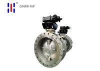 China PN16 Triple Eccentric Butterfly Valve 2-100 Inch Flanged API 609 Zero Leakage for sale