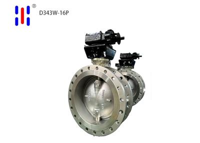 China PN16 Triple Eccentric Butterfly Valve PN16 with Flange Interface for sale
