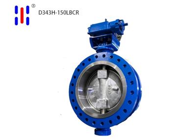 China 150LB Heavy-Duty Triple Eccentric Butterfly Valve with Solid Carbide Seat Sealing for sale