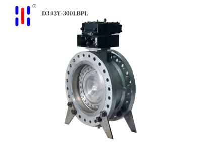 China 304L Stainless Steel Flanged 300LB Triple Offset Butterfly Valve for sale