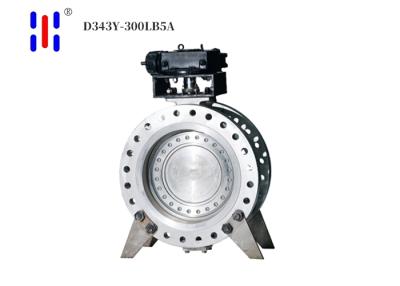 China Super Duplex 2507 Flanged 300LB Triple Offset Butterfly Valve for Oil & Gas for sale