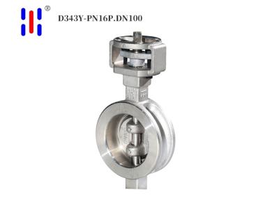 China DN100 PN16 Flanged Stainless Steel Triple Offset Butterfly Valve for sale