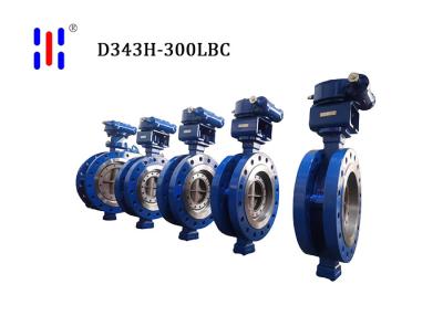 China Carbon Steel Flanged 300LB Triple Offset Butterfly Valve for Gas for sale