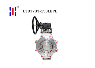 China 304L Triple Eccentric Butterfly Valves Lug Type Pneumatic Wafer Butterfly Valve For Water Treatment for sale