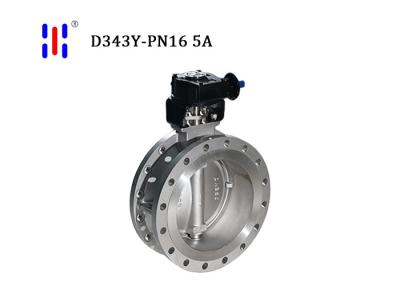 China Duplex 2507 Full Lug Butterfly Valve Flanged PN16 DN350 Tricentric Butterfly Valve for sale