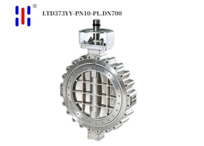 China 150LB Triple Offset Butterfly Valve PN10 Lug  DN700 304 SS Butterfly Valves For Petrochemical for sale