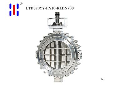 China DN700 Metal To Metal Butterfly Valves 316L Chemical Butterfly Valve Flange End for sale