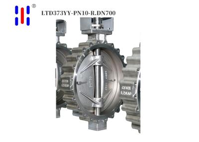 China DN700 Steel Butterfly Valve 316 SS Triple Offset Butterfly Valve For Industrial Gas for sale