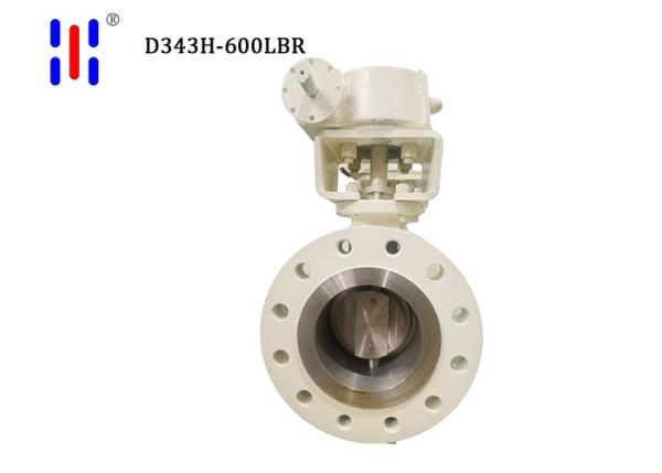 Quality Acidic Service High Pressure Butterfly Valve ASME Triple Flanged Butterfly Valves for sale