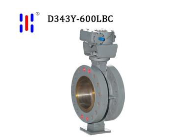 China 600LB High Temperature Butterfly Valve Flanged DN200 Triple Offset Valves for sale
