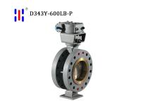 Quality 304 Stainless Steel High Temp Triple Offset Butterfly Valve 600LB Flanged for sale