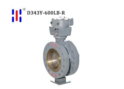 China DN200 600LB Flanged 316 SS High Temp Triple Offset Butterfly Valve  for Industrial for sale