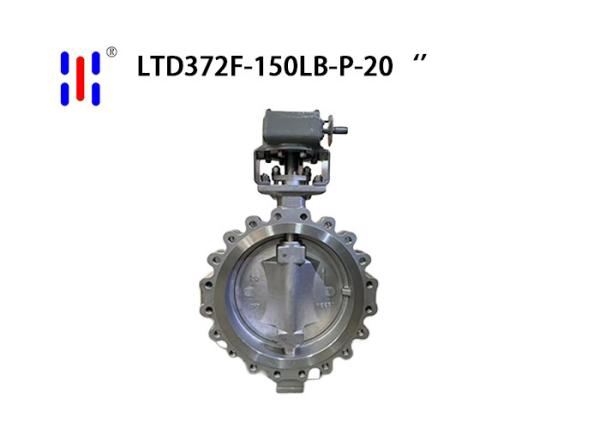 Quality 20 Inch Double Offset Valves Lug 150LB SS PTFE Seat Eccentric Butterfly Valves For Water for sale