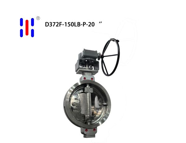 Quality 20in Wafer Double Eccentric Butterfly Valves 150LB Sanitary Mirror Polished 304 Offset Flanged for sale