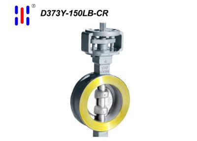 China Wafer 150LB Triple Offset Butterfly Valve Carbon Steel Metal Seat for sale
