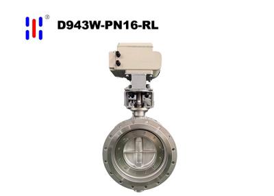 China Triple Offset Butterfly Valve Electric Flanged PN16 316L for Water Treatment for sale