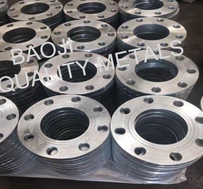 China Flat Welding Titanium Weld Neck Flange DIN2573 Gr2 Gr5 For Power Stations for sale