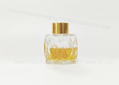 Cina Bottiglie diffusore a bastoncino in vetro con rilievo trasparente per profumo sfuso in vendita