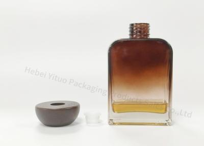 China Brown Aromatherapy Bottle 250ml Gradient Fragrance Diffuser Bottles for sale