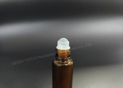 Китай Цилиндрические янтарные стеклянные флаконы-роллеры для эфирных масел 10 мл 20 мл 30 мл 50 мл продается