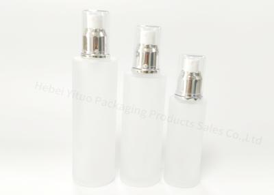 China Frosted Glass Cosmetic Spray Bottle Bulk 120ml For Skin Care Products for sale