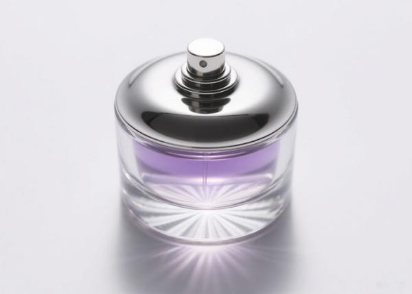 Quality Purple Bulk Custom 100ml Glass Perfume Bottles Blow Molding Technique for sale