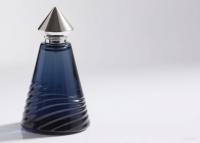 Quality Customized Blue Perfume Bottle 30ml Empty Perfume Glass Bottles 4.6cm Out for sale