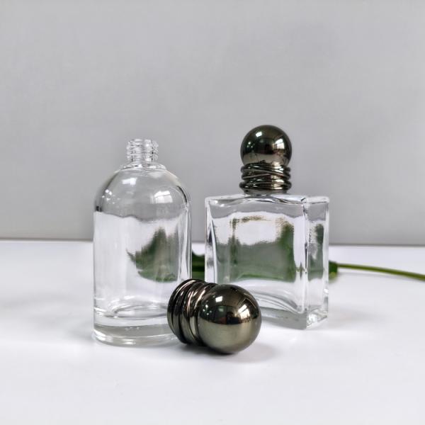 Quality Glass Bulk Perfume Bottles 50ml Empty Customized Logo ISO9001 for sale