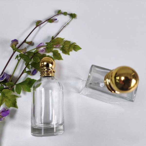 Quality Glass Bulk Perfume Bottles 50ml Empty Customized Logo ISO9001 for sale