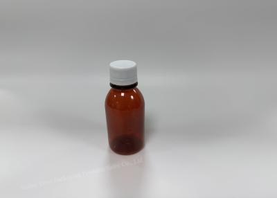 China Cylinder Plastic Medicine Bottle 50ml 100ml With Measurement Markings for sale