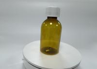 China Amber Plastic Medicine Bottles 30ml 60ml with Screw Caps for Light-Sensitive Storage for sale