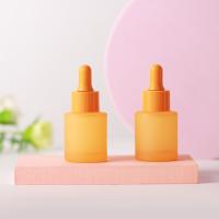 Quality Round Frosted Dropper Bottle 30ml Empty Custom Color ODM OEM for sale